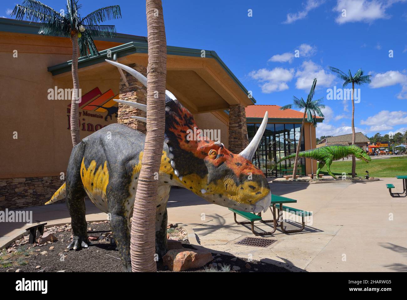 The Rocky Mountain Dinosaur Resource Center, Woodland Park CO Stock ...