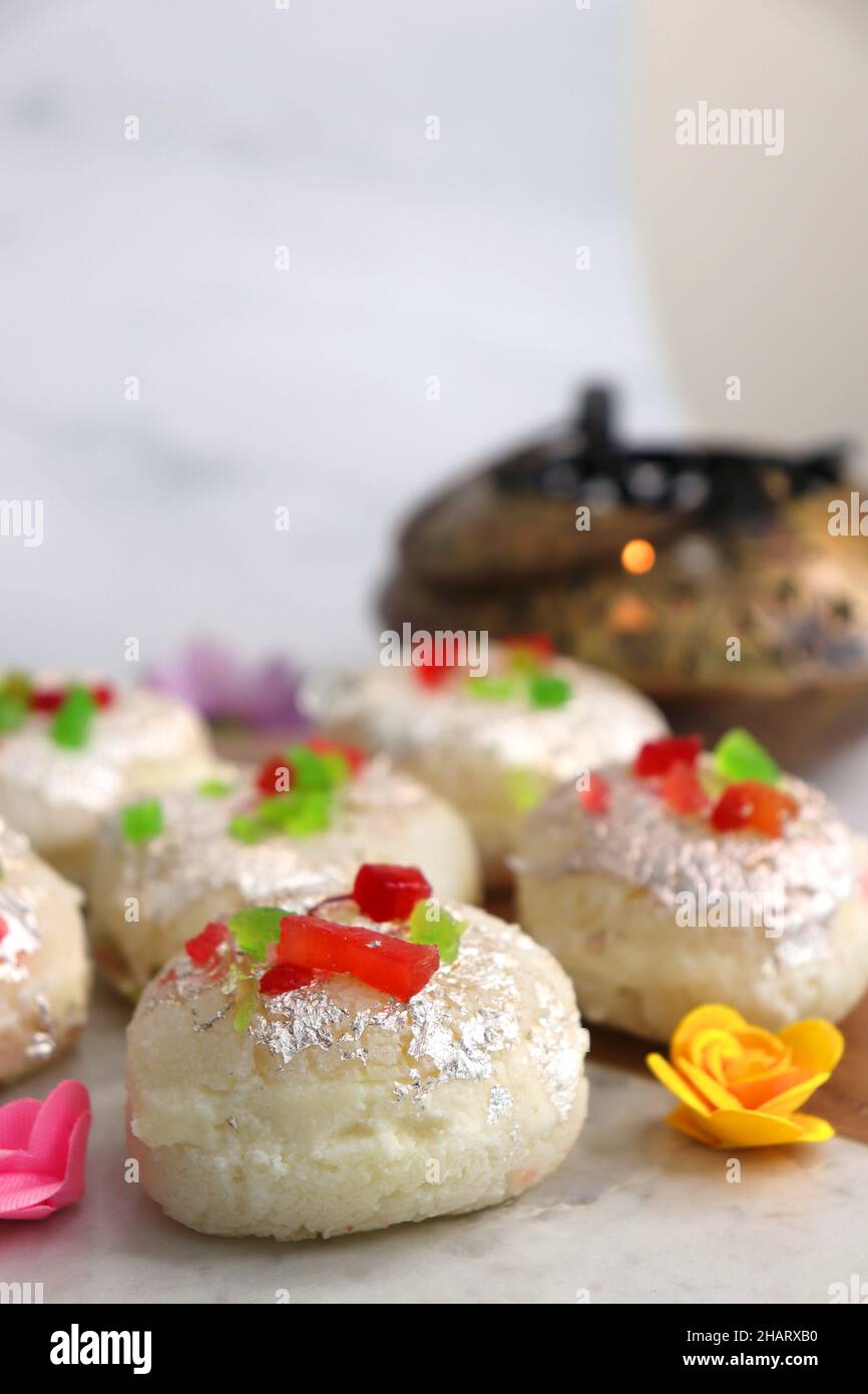 Rasmalai or Malai Sandwich, Roshmolai, Rasamalei is very popular Indian ...