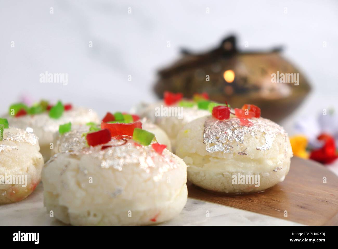 Rasmalai or Malai Sandwich, Roshmolai, Rasamalei is very popular Indian ...