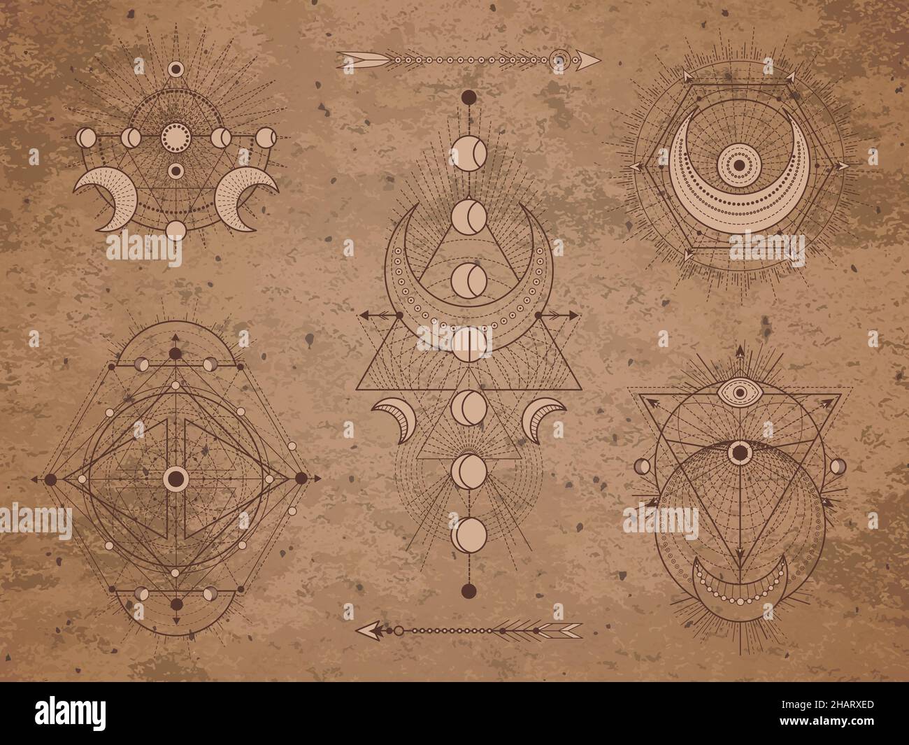 Masonic symbols i Stock Vector Images - Alamy