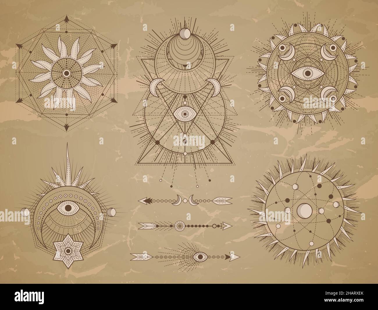 Illuminati symbol in art hi-res stock photography and images - Alamy