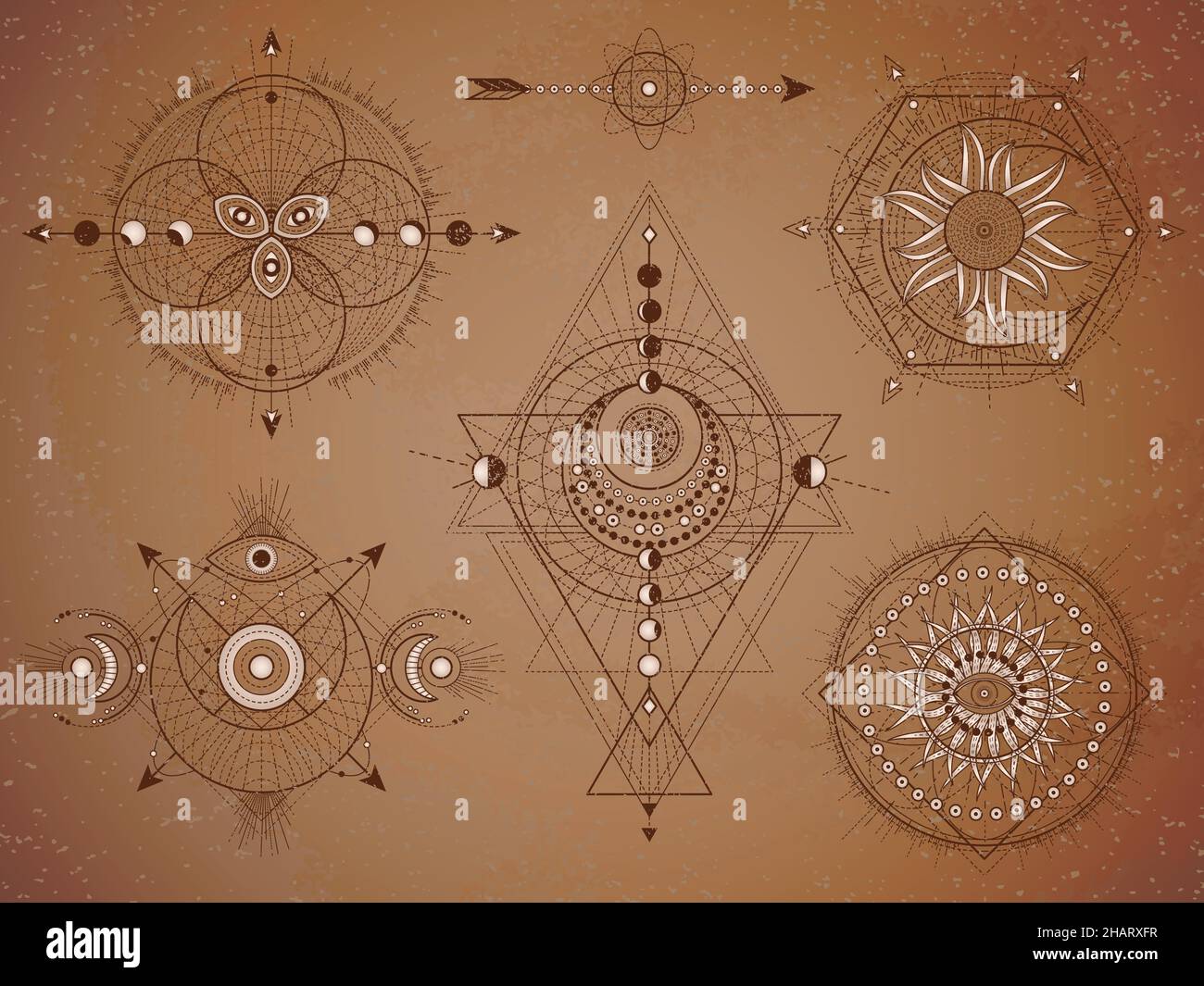 Moon phase signs hi-res stock photography and images - Alamy