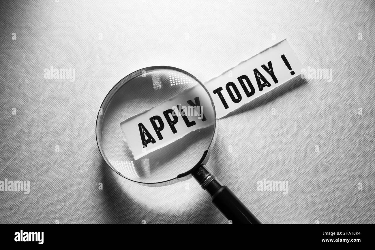 Apply online application form recruitment hi-res stock photography and ...