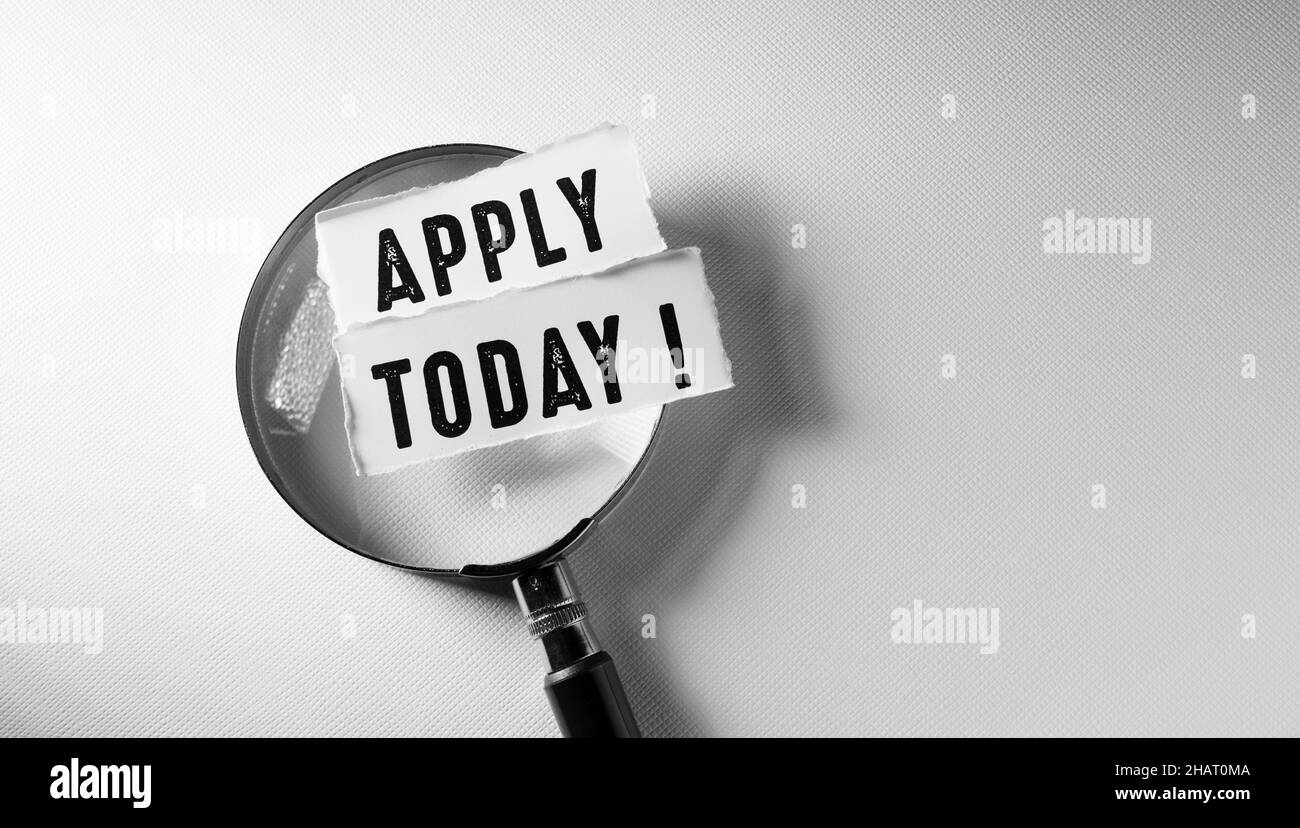 Apply online application form recruitment hi-res stock photography and ...