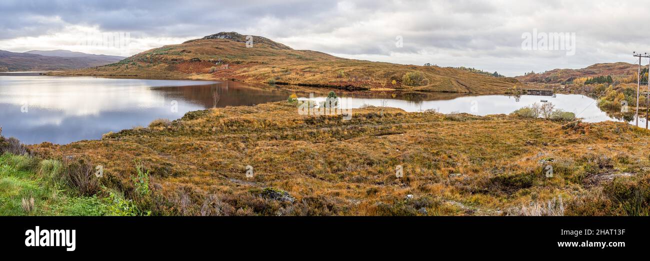 Loch Bad an Sgalaig, Achnasheen, Ross-shire, Wester Ross, Highlands ...