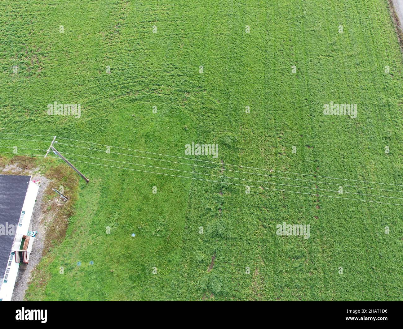 Aerial view fields grown hi-res stock photography and images - Alamy