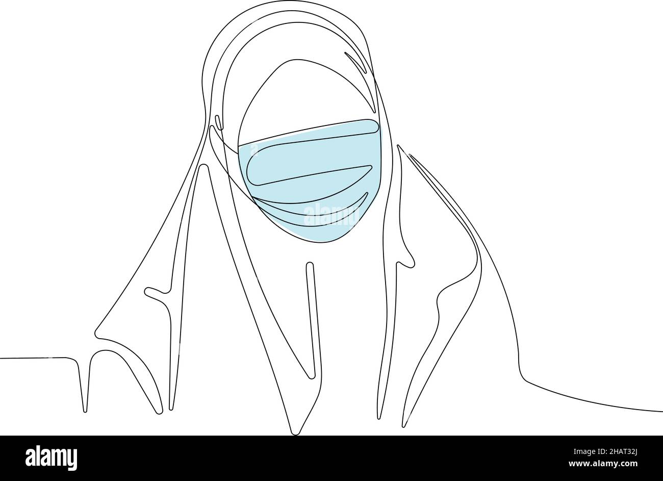 Vector design muslim woman Cut Out Stock Images & Pictures - Alamy