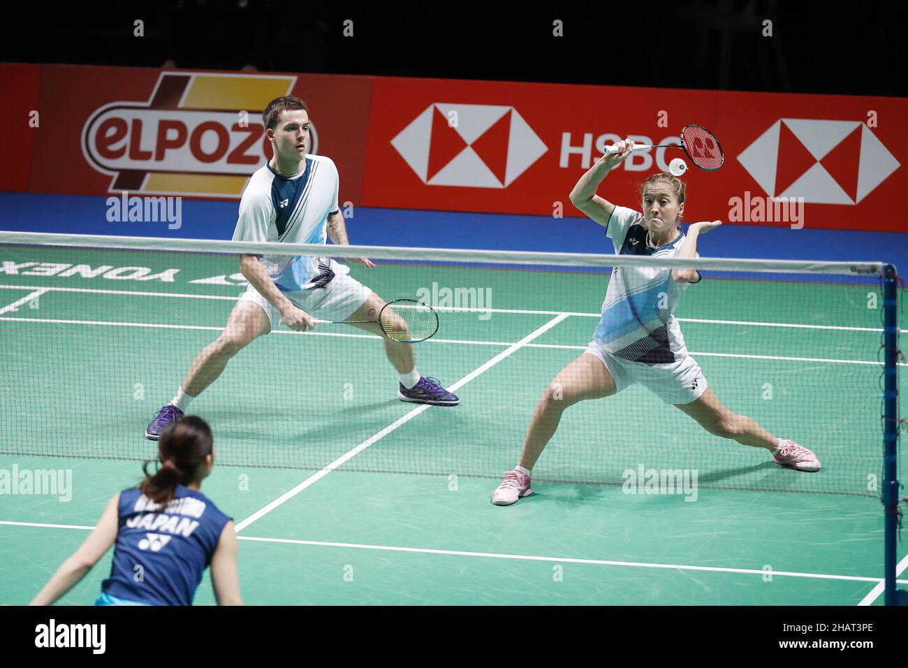 Huelva, Spain. 14th Dec, 2021. (L-R) Callum Hemming, Jessica Pugh (ENG ...