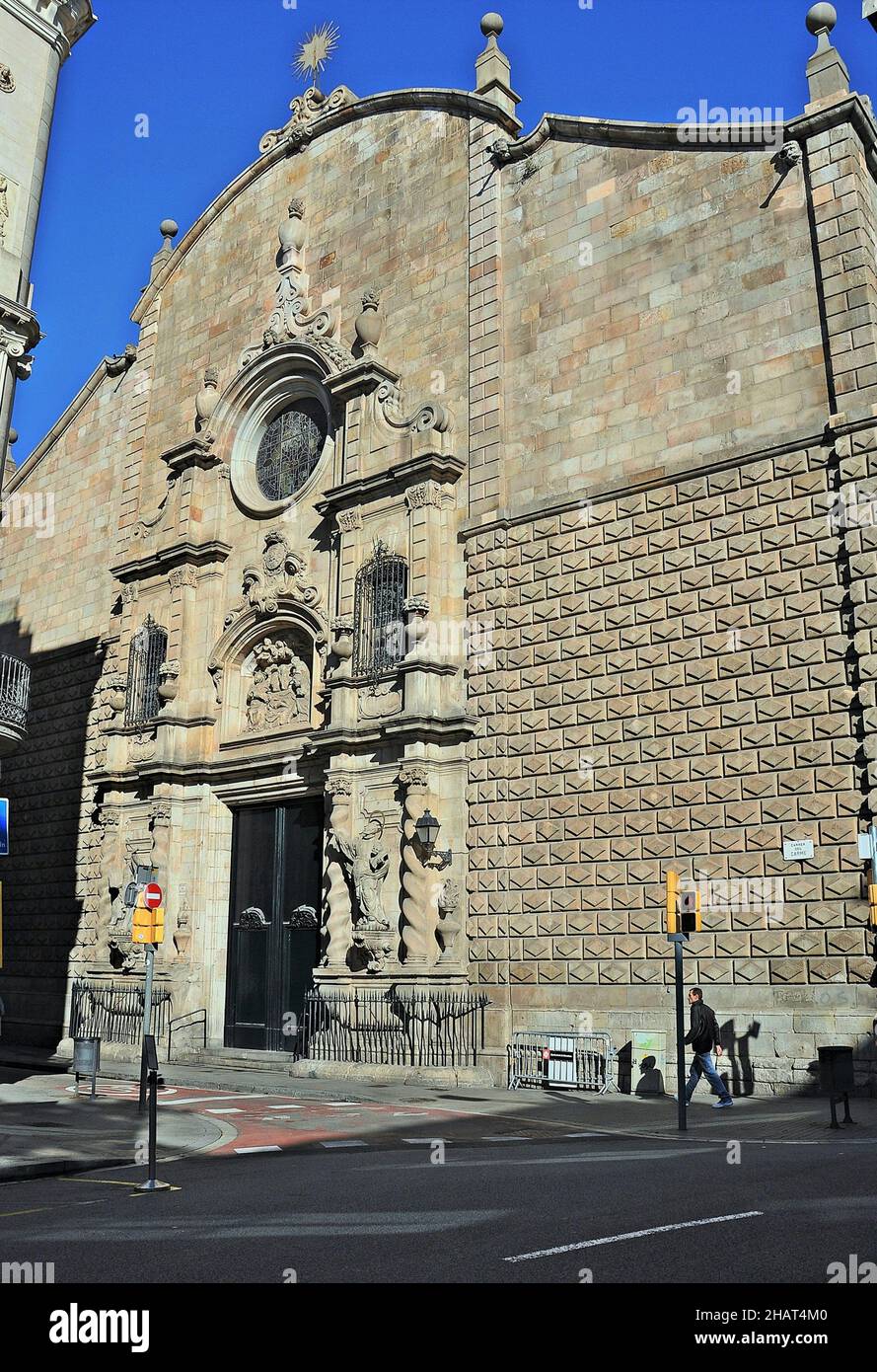 Bethlehem Church of Barcelona, Catalonia, Spain Stock Photo - Alamy