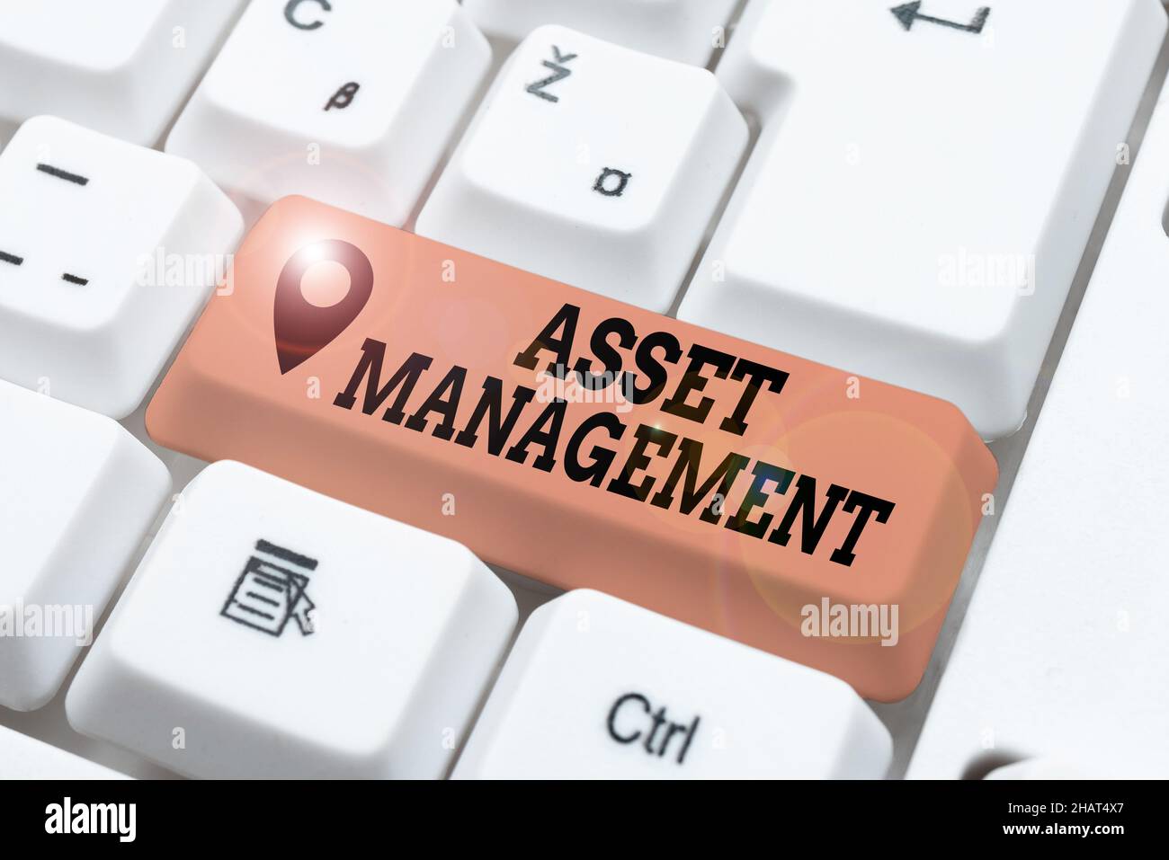 Inspiration showing sign Asset Management, Business overview systematic ...