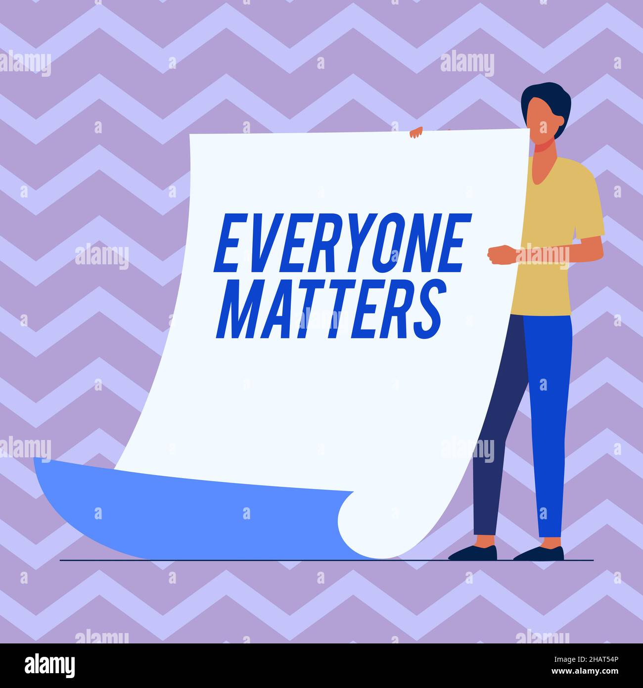 Inspiration showing sign Everyone Matters. Internet Concept all the ...