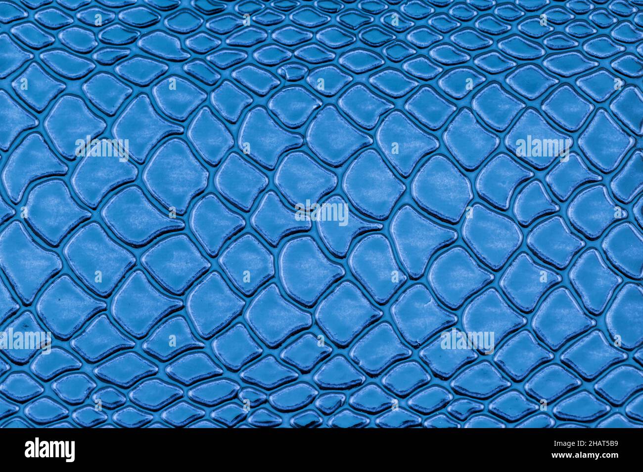 Blue exotic Snake skin pattern as a wallpaper Stock Photo - Alamy