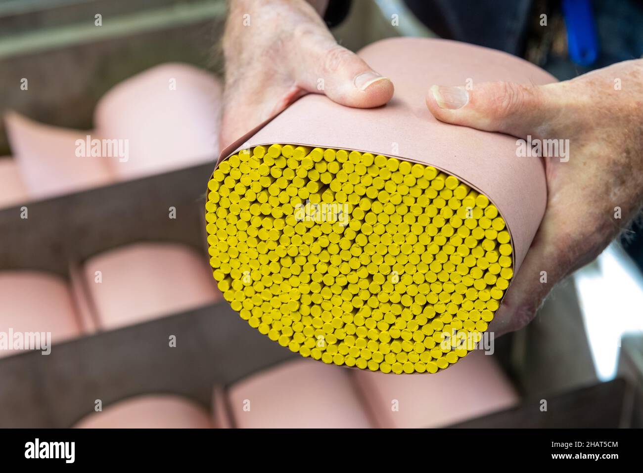 Crayon production hi-res stock photography and images - Alamy