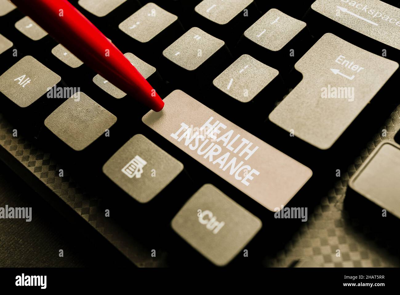 Hand writing sign Health Insurance, Business overview coveragethat pays ...