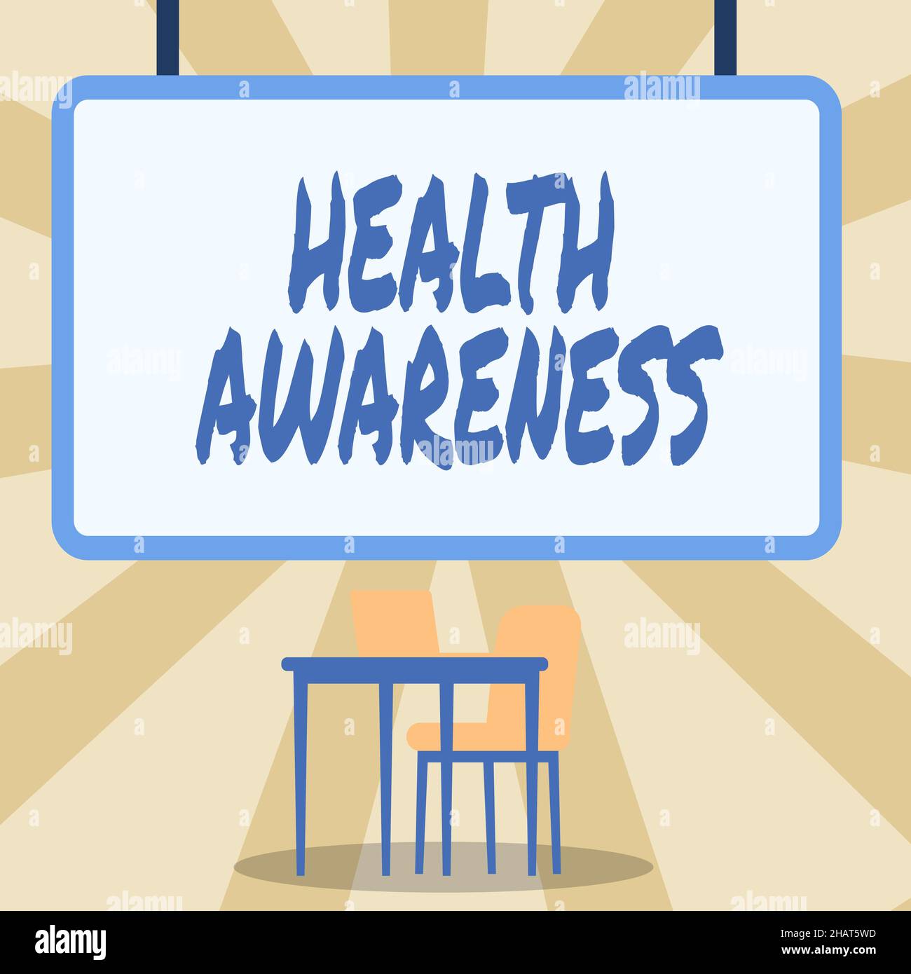 Hand writing sign Health Awareness. Business showcase Promoting ...