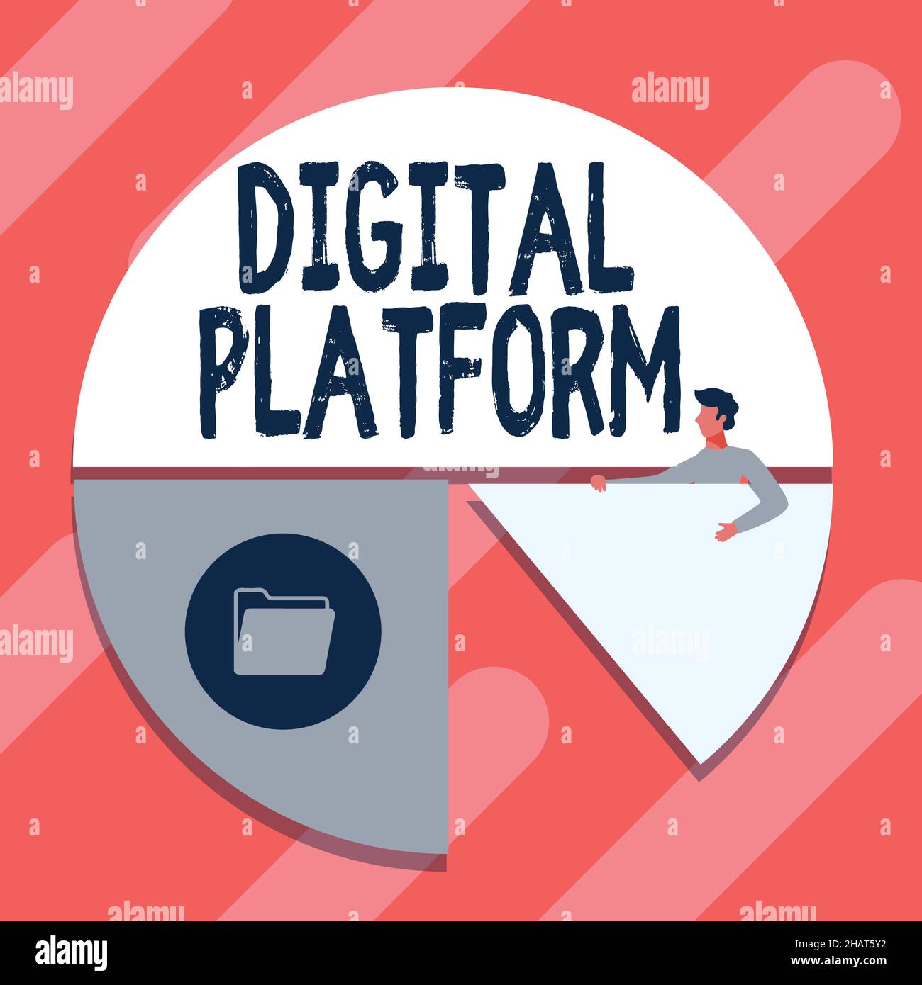 Handwriting text Digital Platform. Word Written on marketing campaign ...