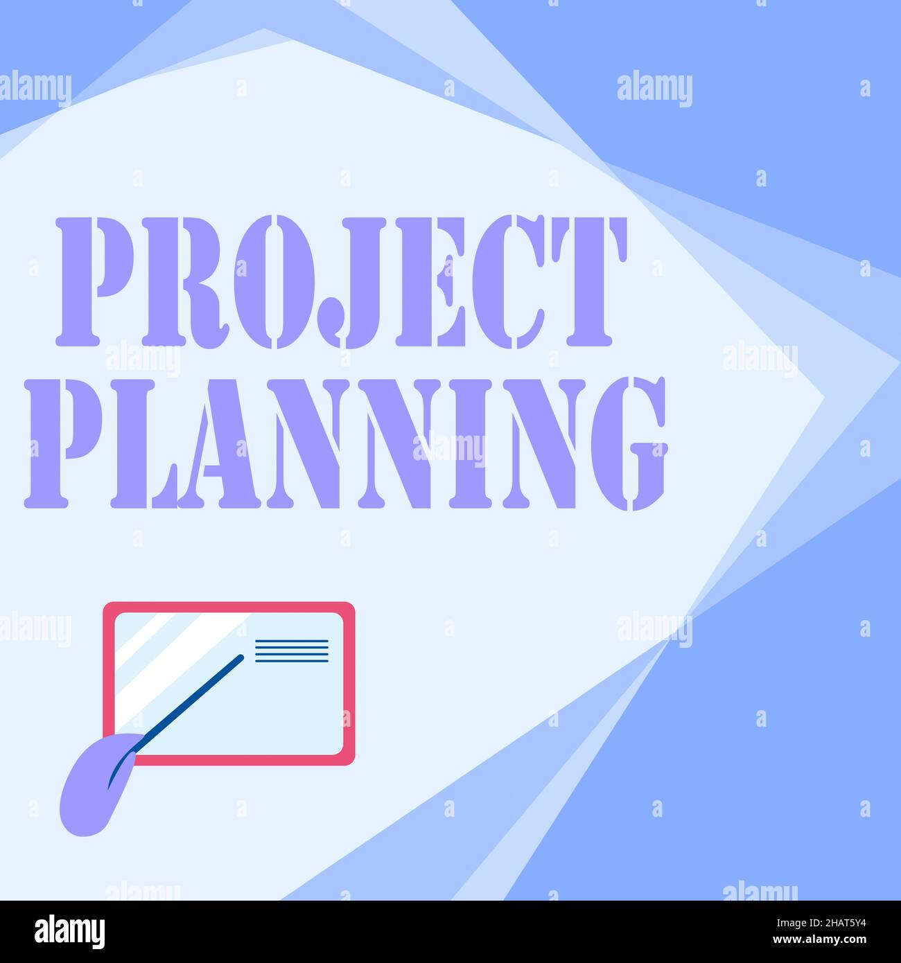 Handwriting text Project Planning. Business concept schedules such as ...