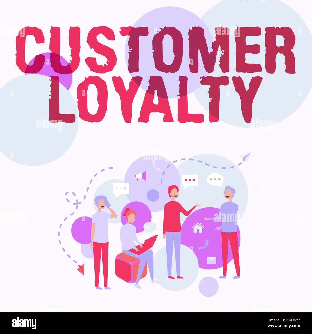 Inspiration showing sign Customer Loyalty. Concept meaning result of ...