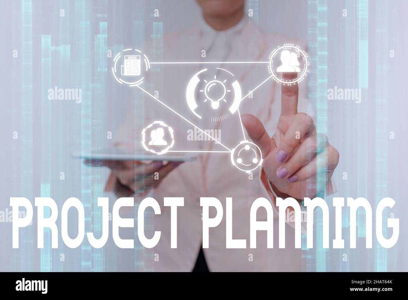 Conceptual caption Project Planning. Business showcase schedules such ...