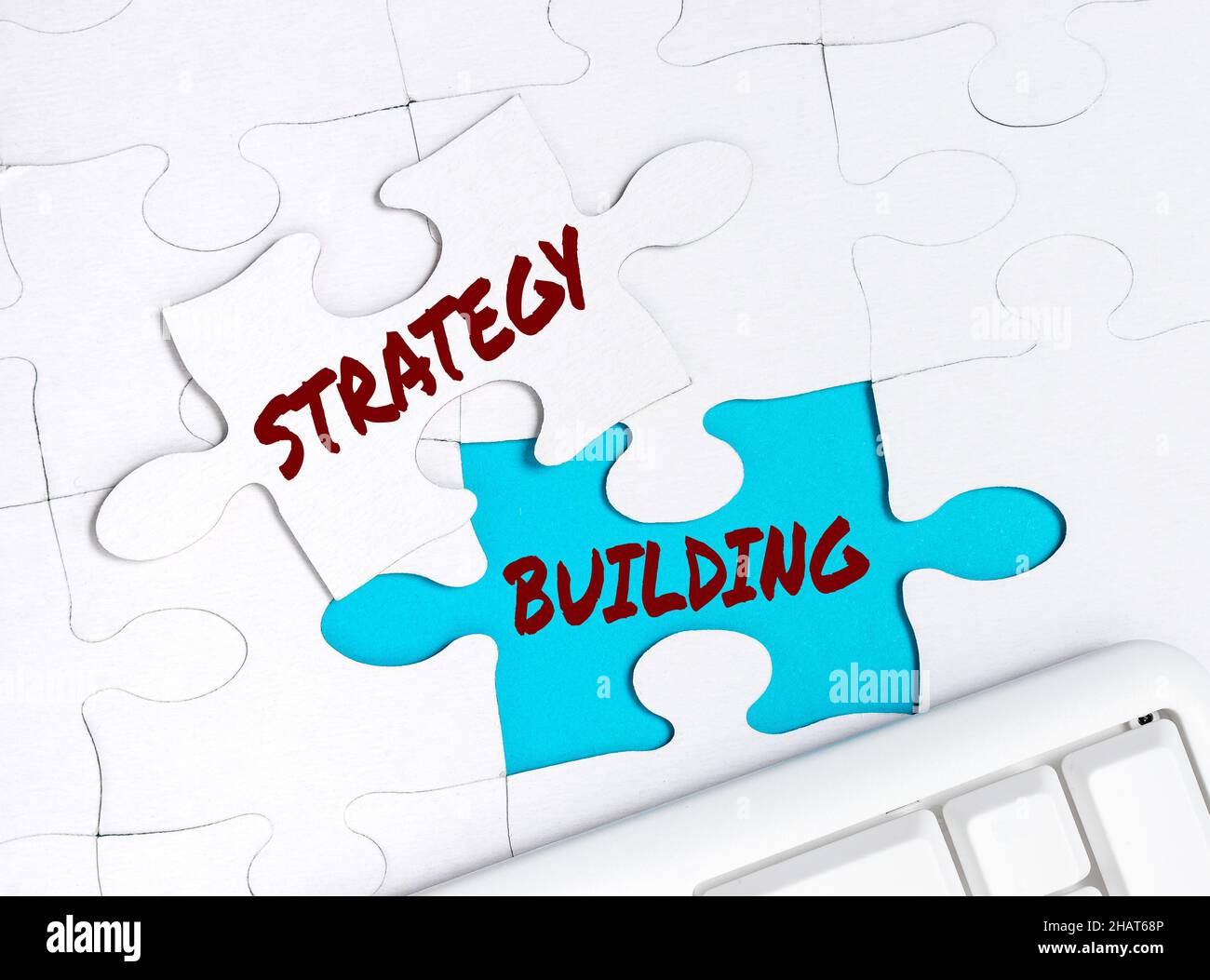 Conceptual display Strategy Building. Business concept Leveraging ...