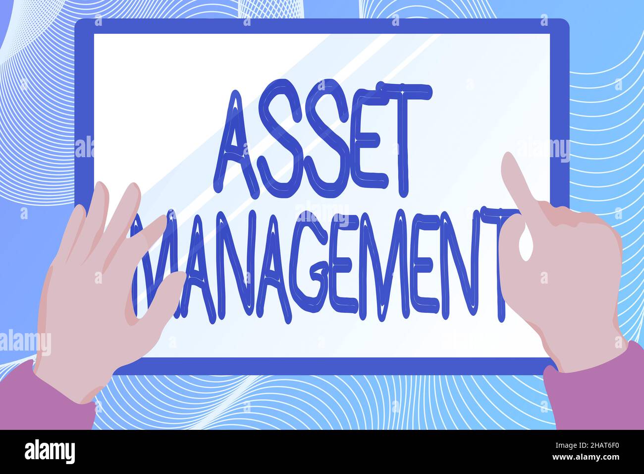 Inspiration showing sign Asset Management. Business idea systematic ...