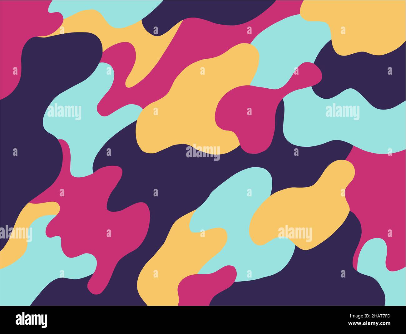 pattern seamless composition of color shapes and contours for ...