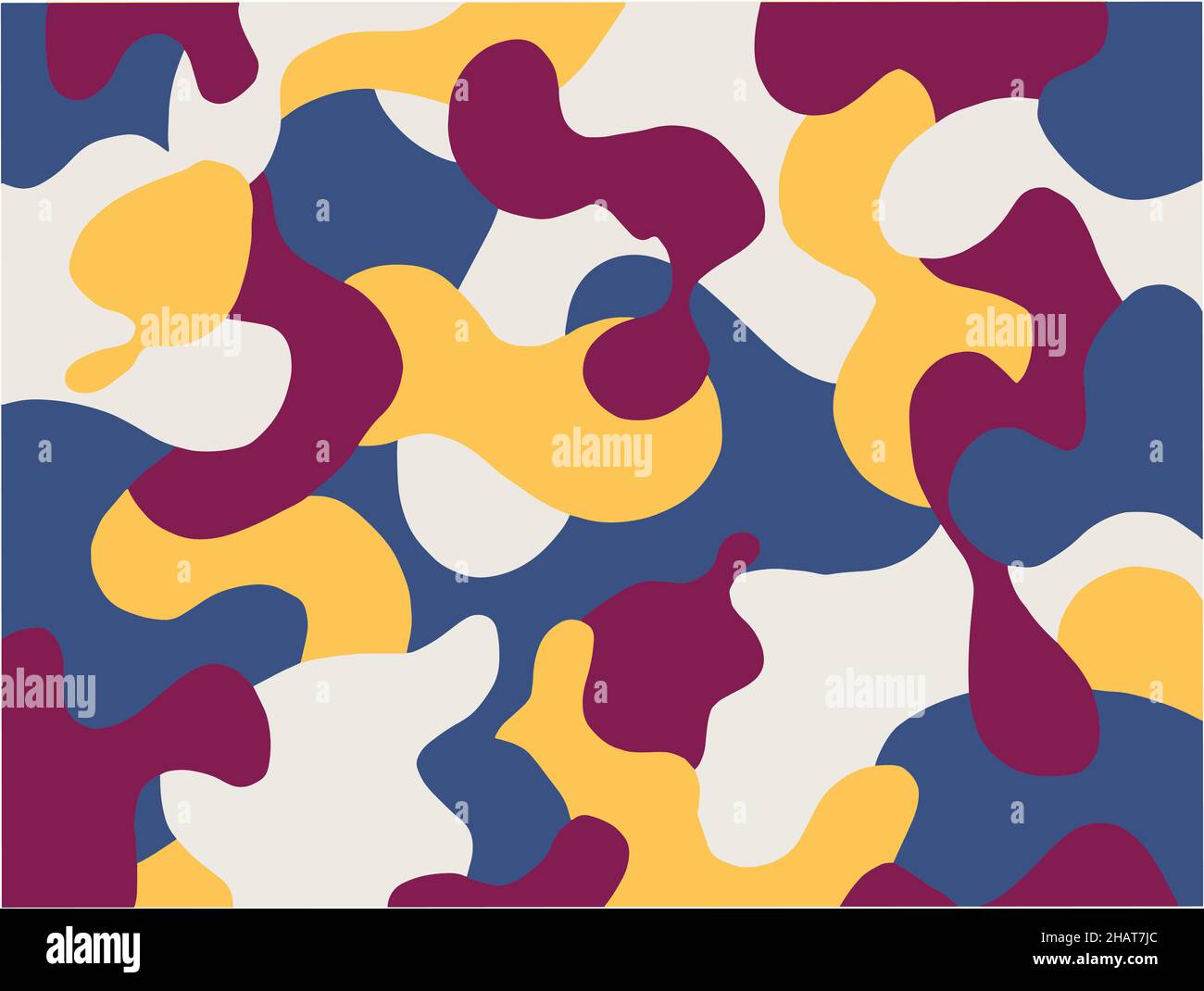 pattern seamless composition of color shapes and contours for ...