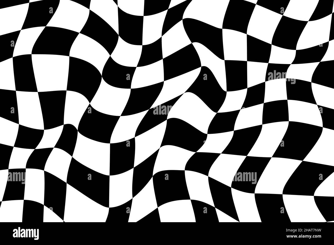 Abstract modern op art, checkered texture. Vector Stock Vector Image ...