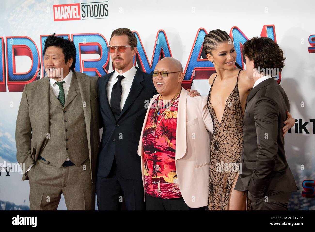 Los Angeles, California, USA. 13th Dec, 2021. (L-R) Benedict Wong ...