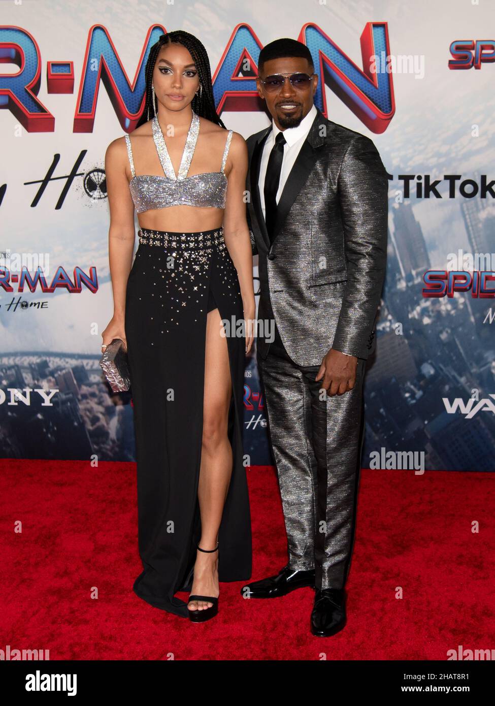 Los Angeles, California, USA. 13th Dec, 2021. Corinne Foxx and Jamie Foxx. Sony Pictures ...