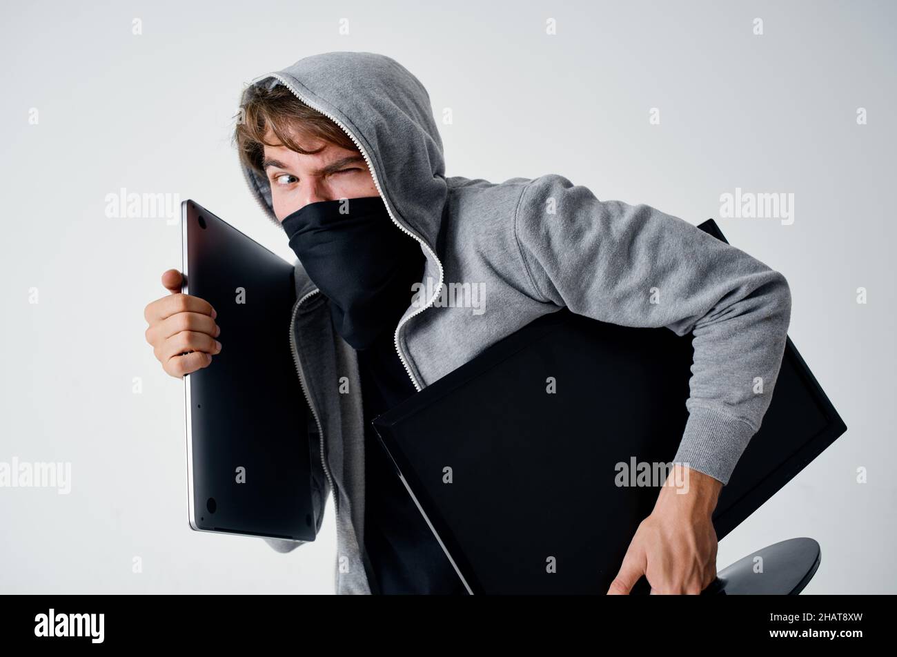 hacker stealth technique robbery safety hooligan Lifestyle Stock Photo ...