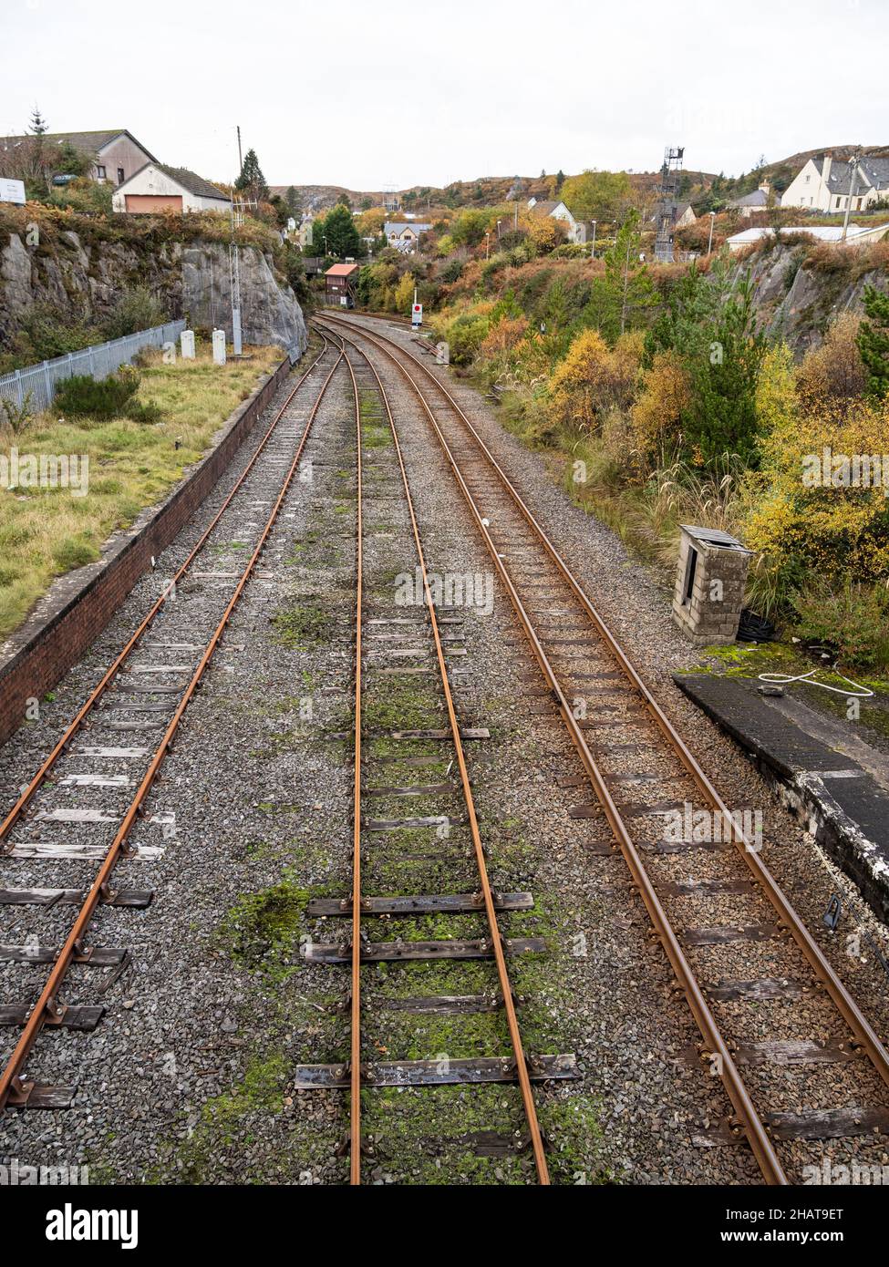 Kyle of Lochalsh Station and railway, Railway Pier, Kyle of Lochalsh ...