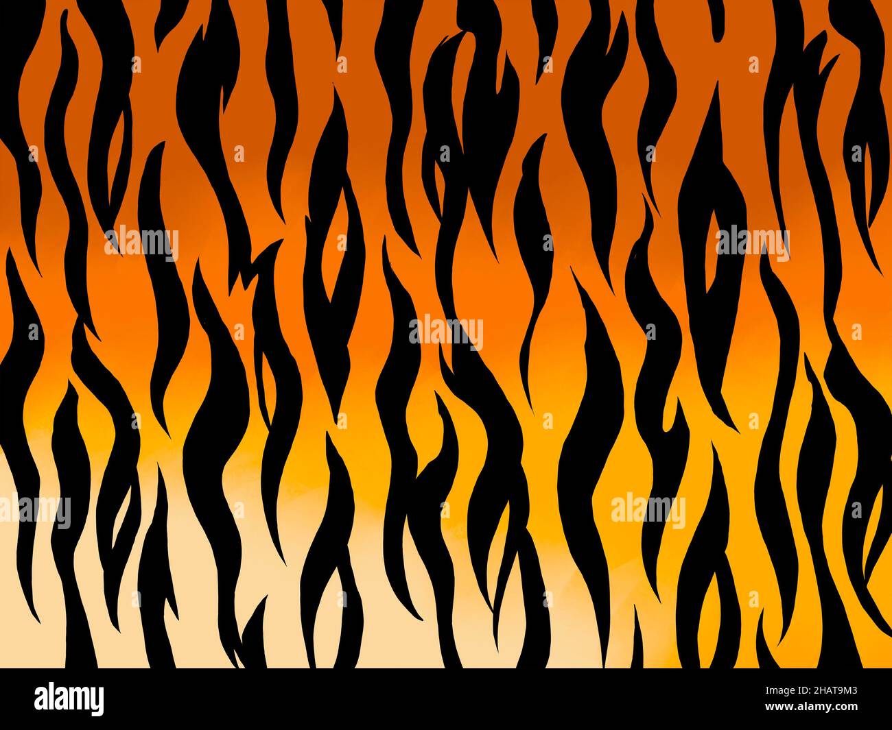 tiger skin texture background. pattern tiger orange gradation stripe ...