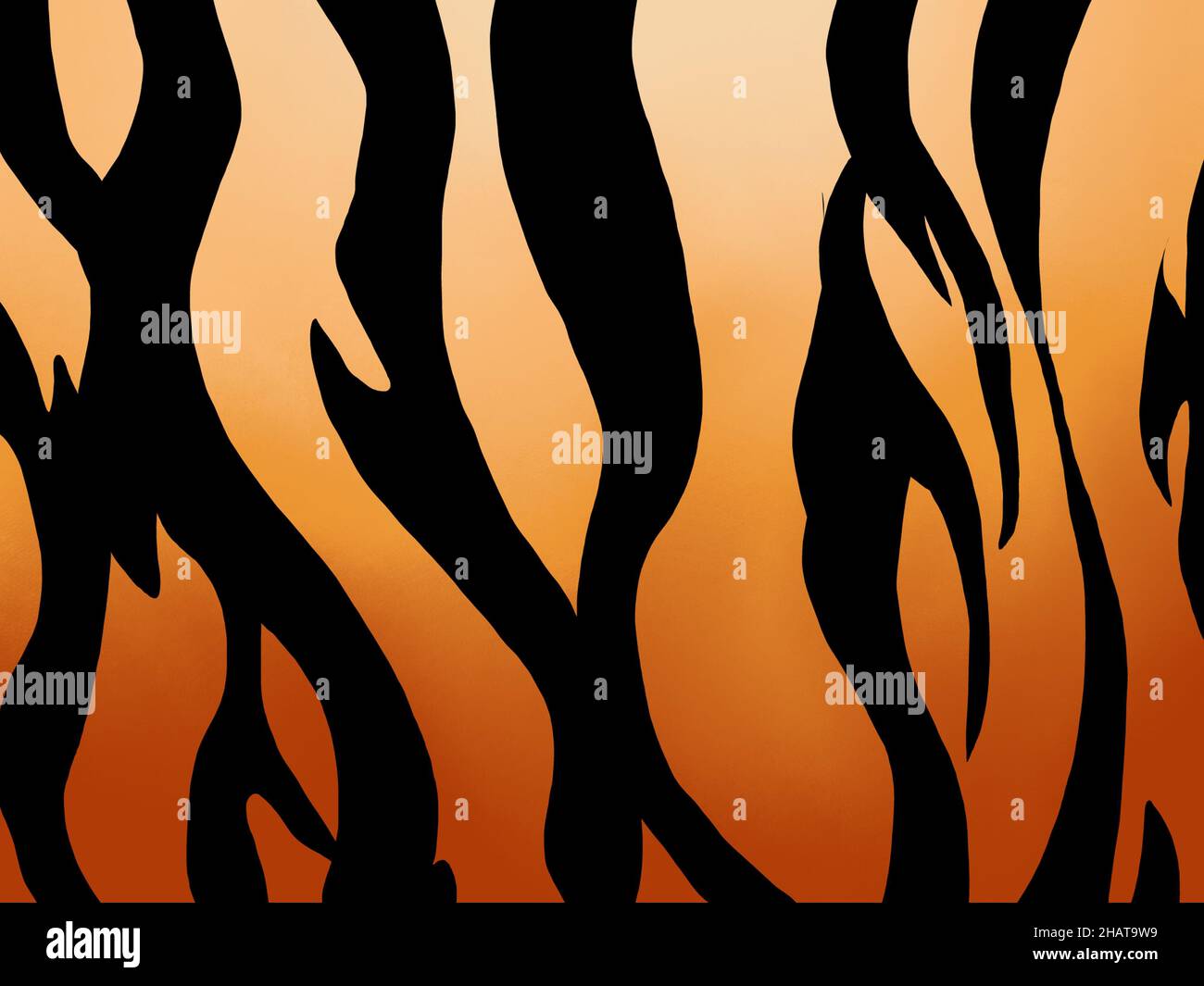 tiger skin texture background. pattern tiger orange gradation stripe ...