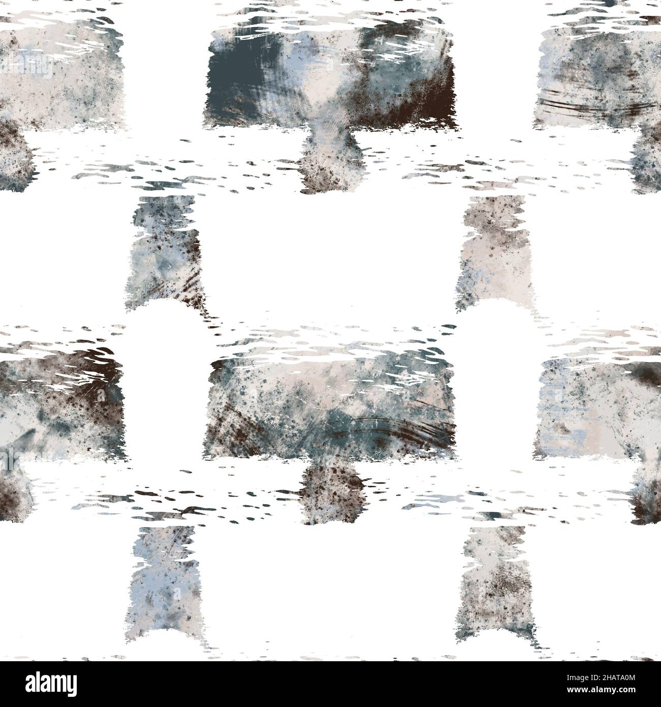 Seamless neutral tan and white distressed grungy motif surface pattern ...