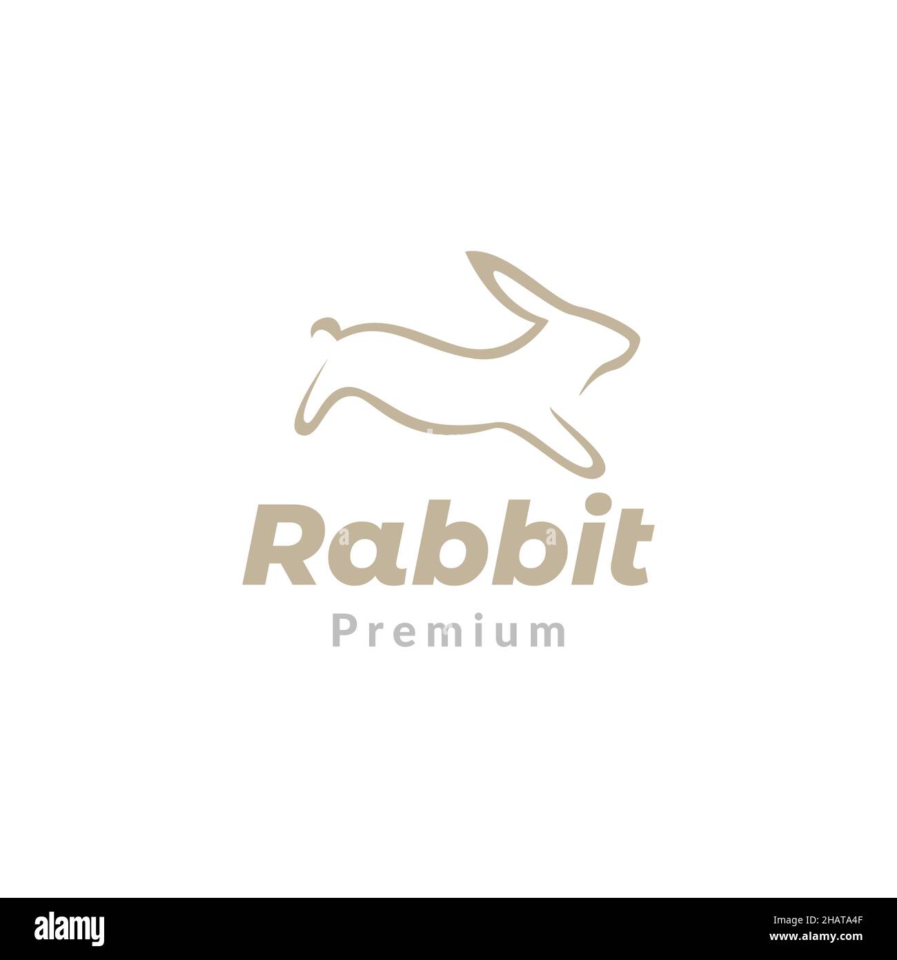 Rabbit jump Stock Vector Images - Alamy