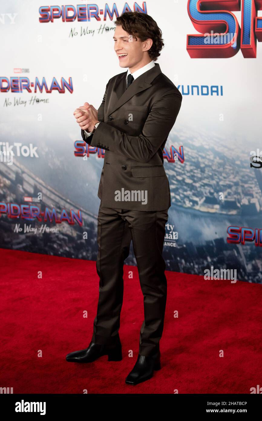 December 13, 2021, Westwood, California, USA: Tom Holland attends Sony ...