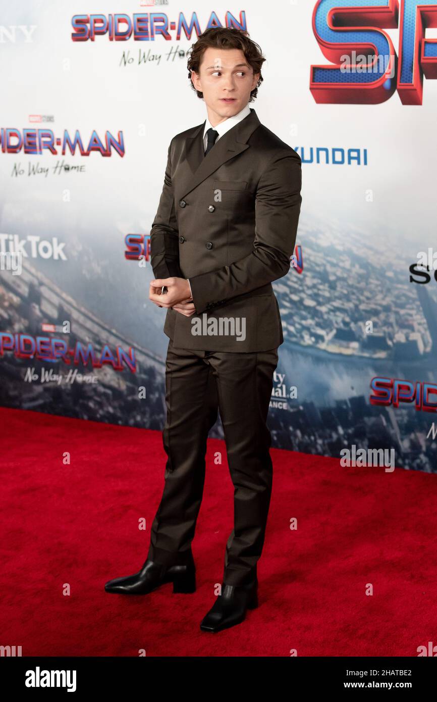 December 13, 2021, Westwood, California, USA: Tom Holland attends Sony ...