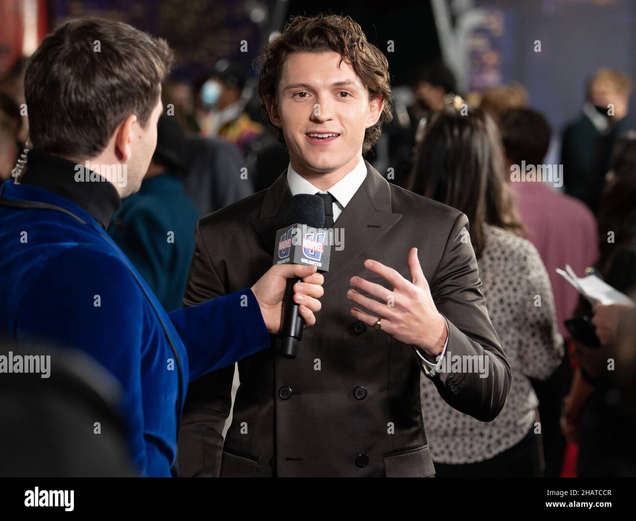 December 13, 2021, Westwood, California, USA: Tom Holland attends Sony ...