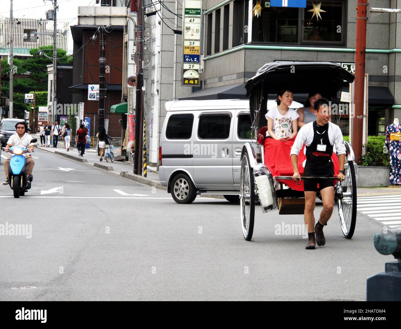 Classic antique vintage retro rickshaw trishaw bicycle for japanese ...