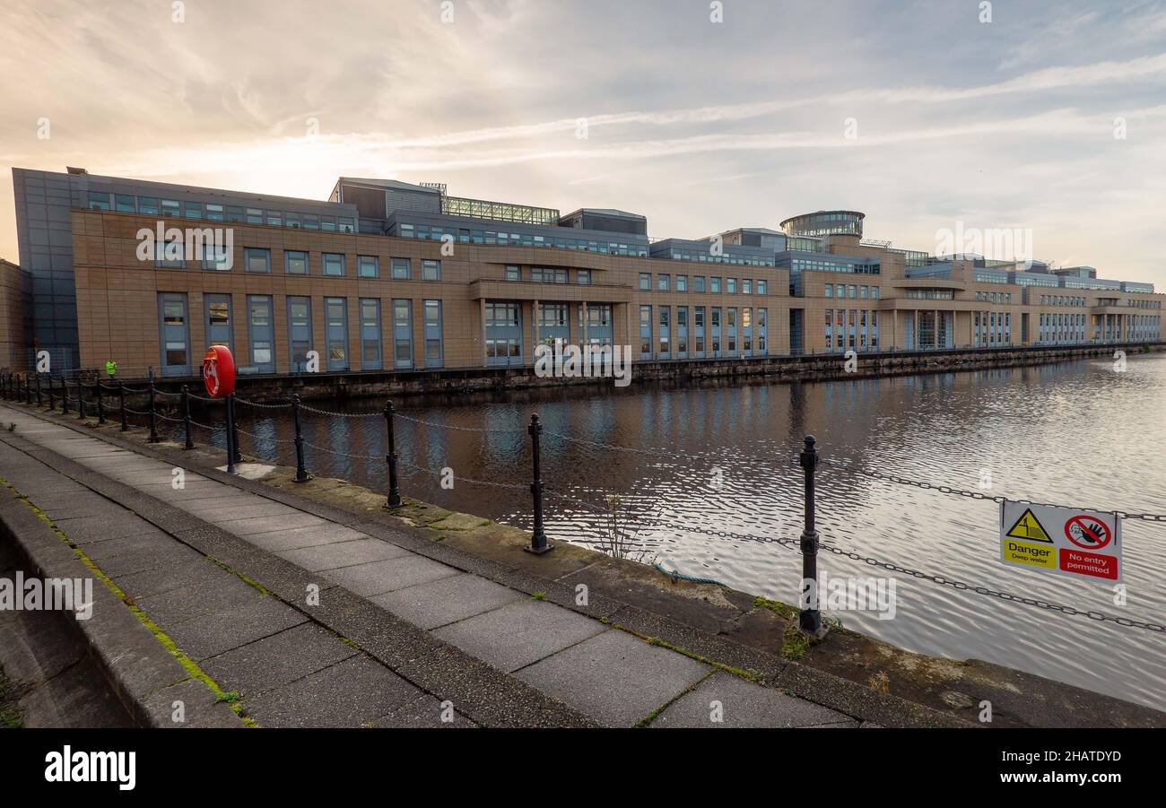 Scottish Government Building in Leith, Edinburgh, Scotland, UK Stock ...