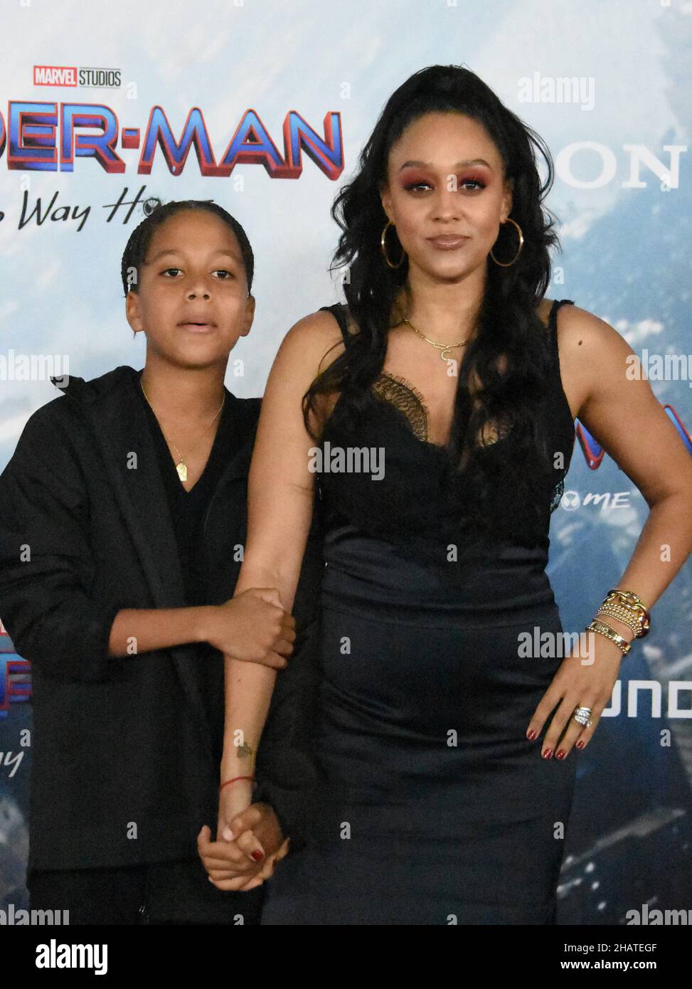 Los Angeles, California, USA 13th December 2021 Actress Tia Mowry ...