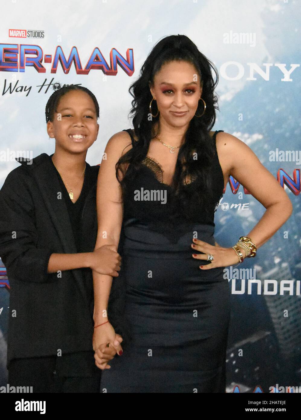 Los Angeles, California, USA 13th December 2021 Actress Tia Mowry ...