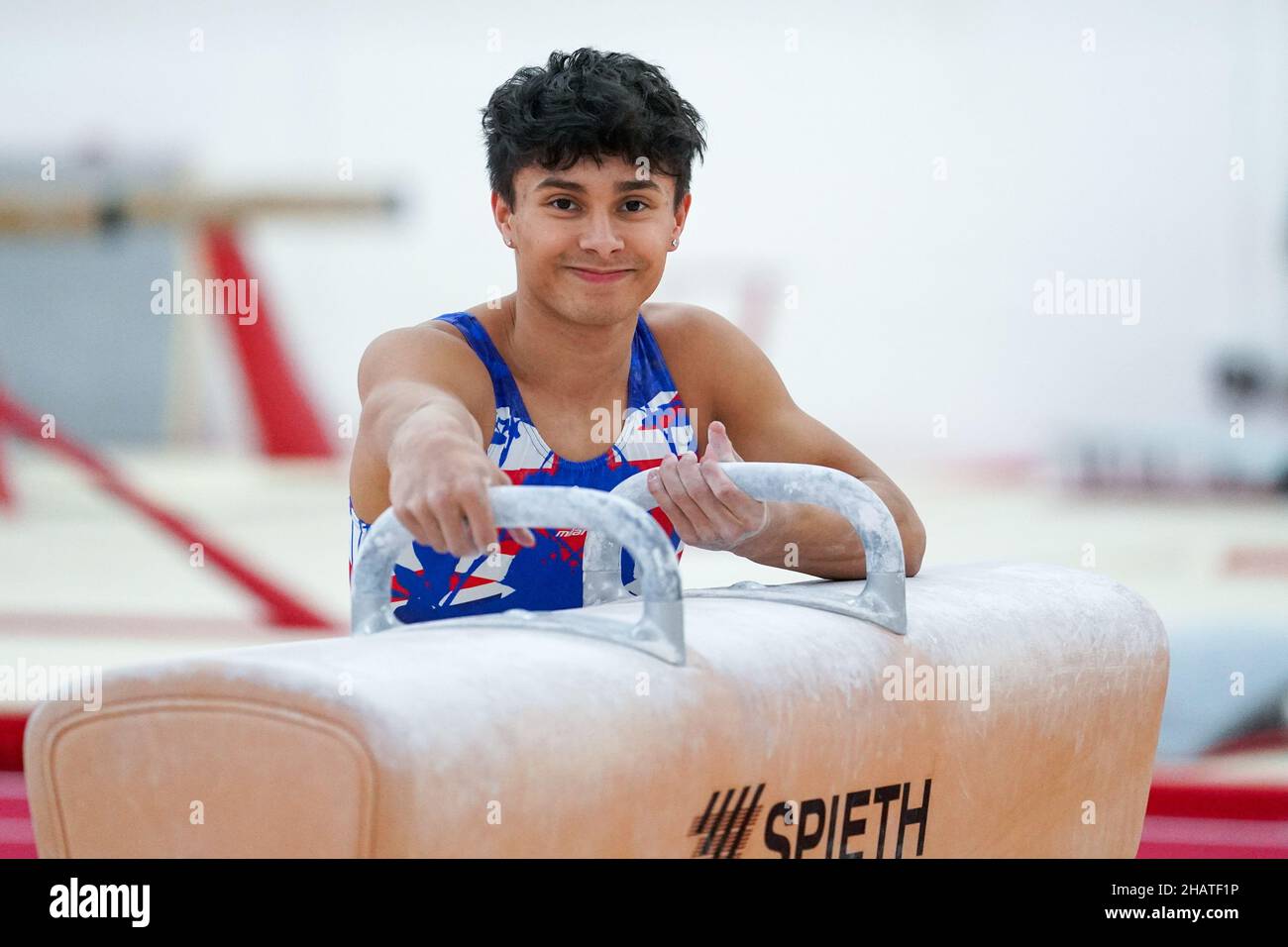 Jake Jarman trains at Lilleshall ahead of the World Championships in ...
