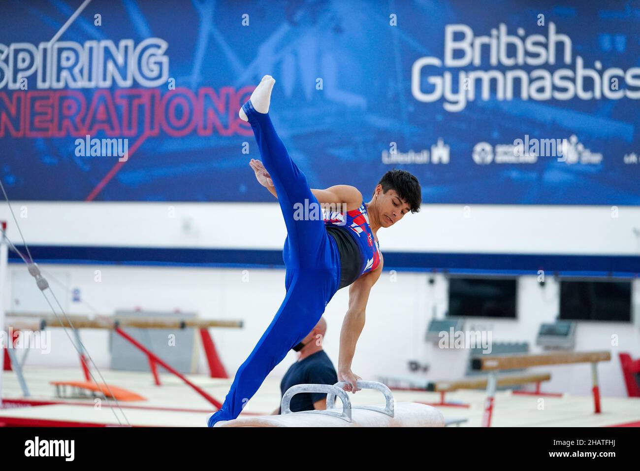 Jake Jarman trains at Lilleshall ahead of the World Championships in ...