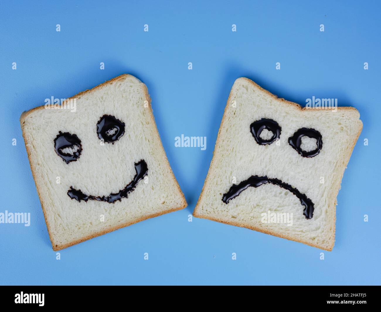 Happy sad toast hi-res stock photography and images - Alamy