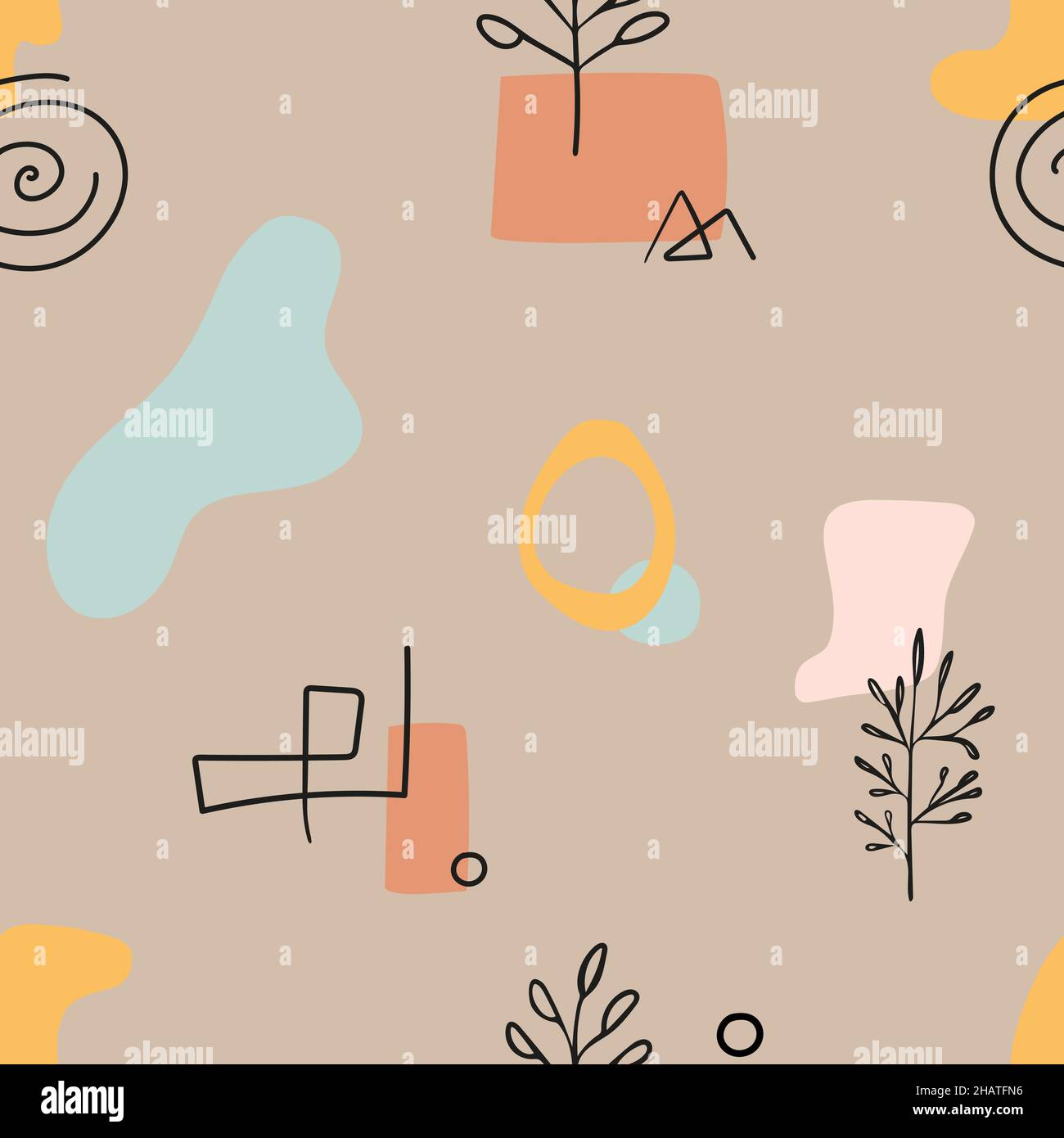 Abstract various shapes Stock Vector Images - Alamy