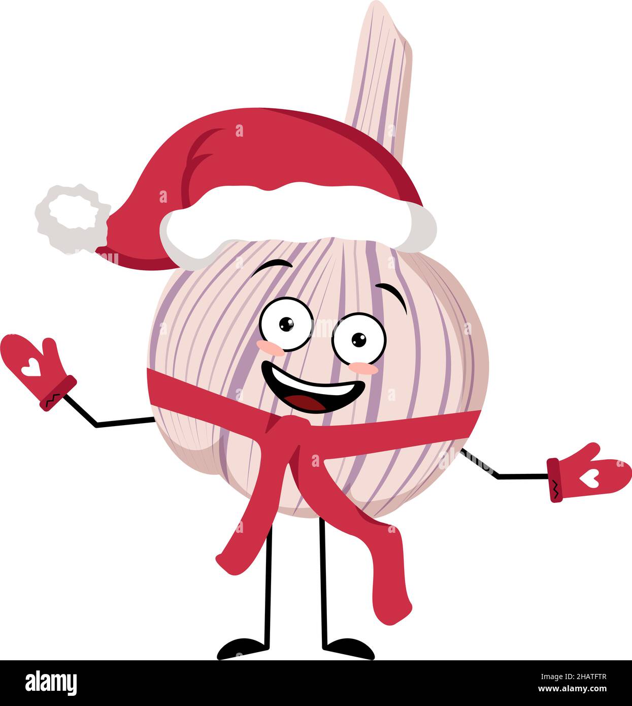 Cartoon happy garlic hi-res stock photography and images - Alamy