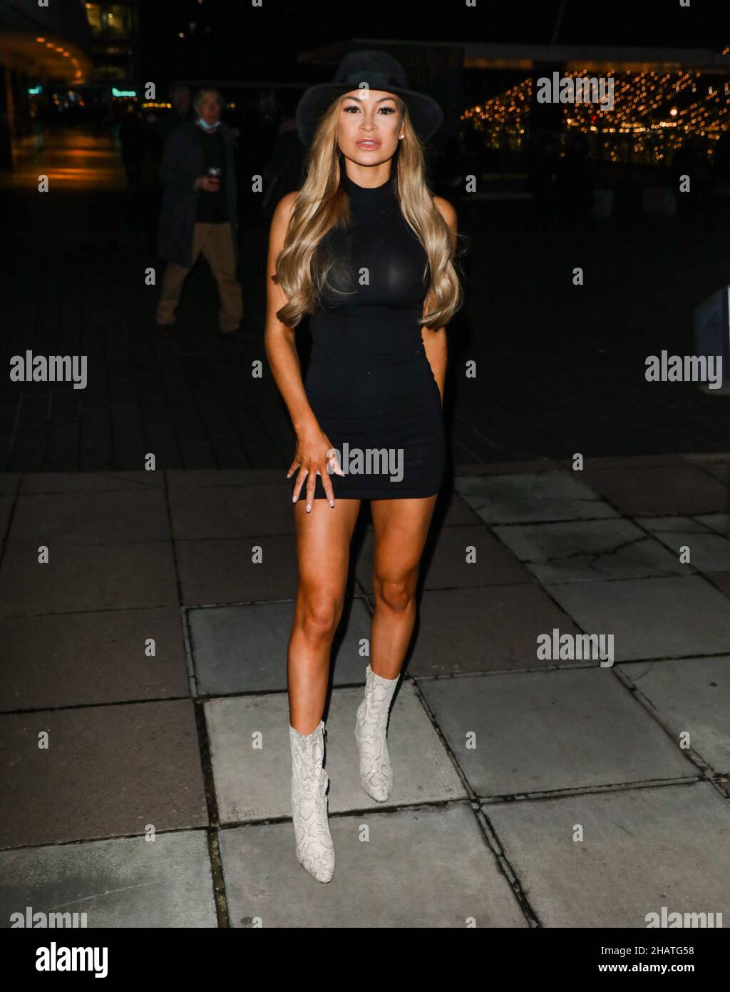 London, UK. 14th Dec, 2021. AJ Bunker attends the press night for Bring ...