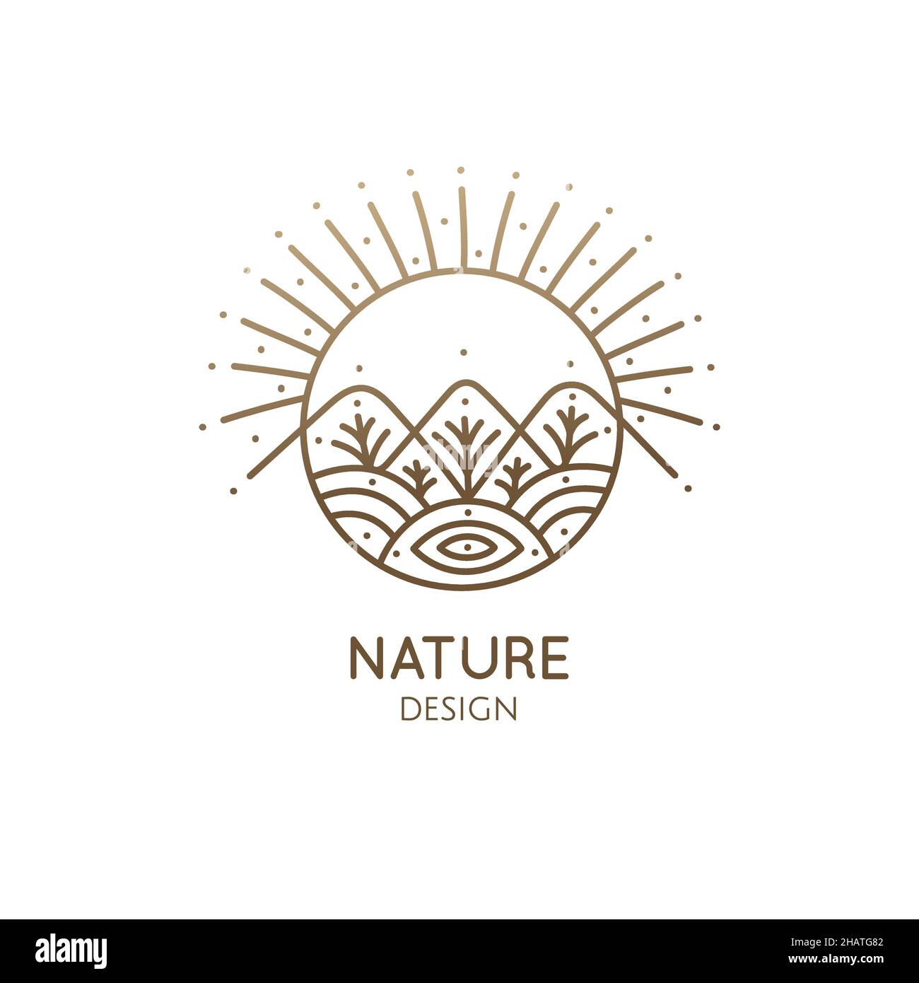 Logo forest hi-res stock photography and images - Alamy